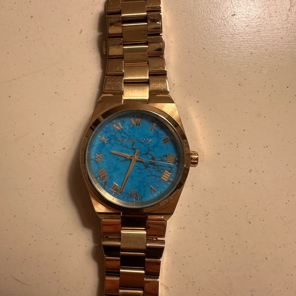 Michael Kors | Accessories | Michael Kors Gold Aqua Watch | Poshmark
